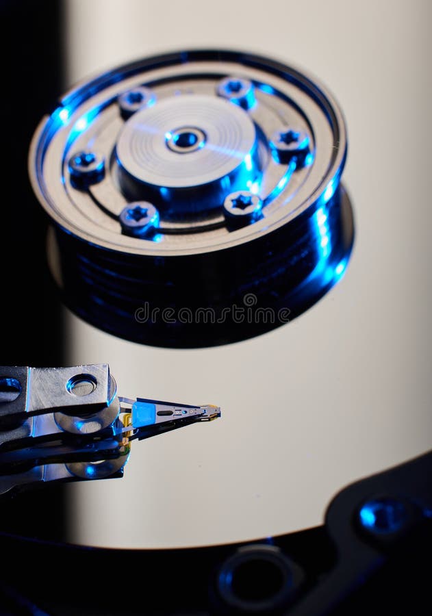 Conventional Computer Hard Disk Drive Stock Image - Image of file ...