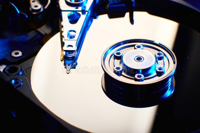 Conventional Computer Hard Disk Drive Stock Photo - Image of drive ...