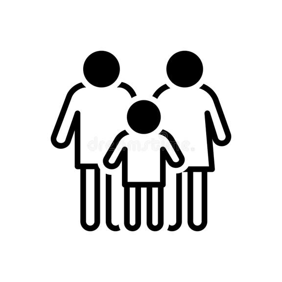 Black Solid Icon for Conventional, Traditional and Typical Stock Vector ...