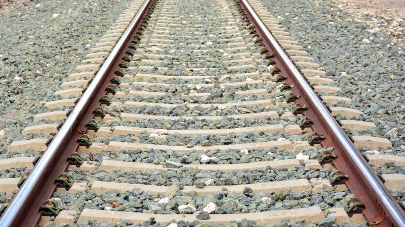 Conventional railway track stock photo. Image of internacional - 205123708