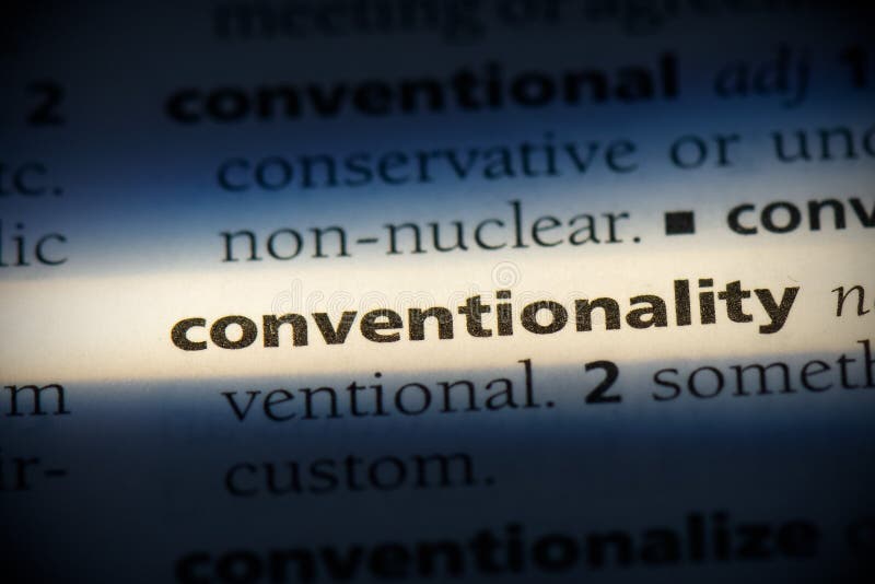 Conventionality stock image. Image of text, highlighted - 161392979