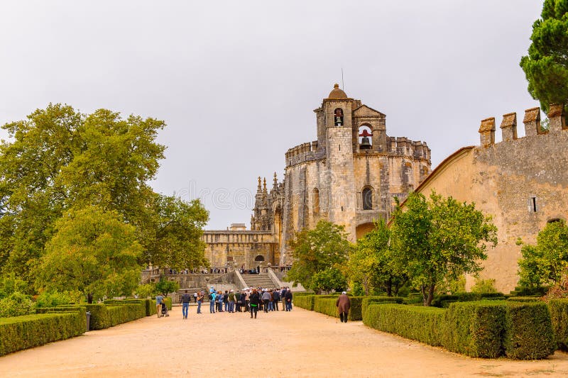 Convento De Cristo Em Tomar, Portugal Imagem de Stock Editorial ...