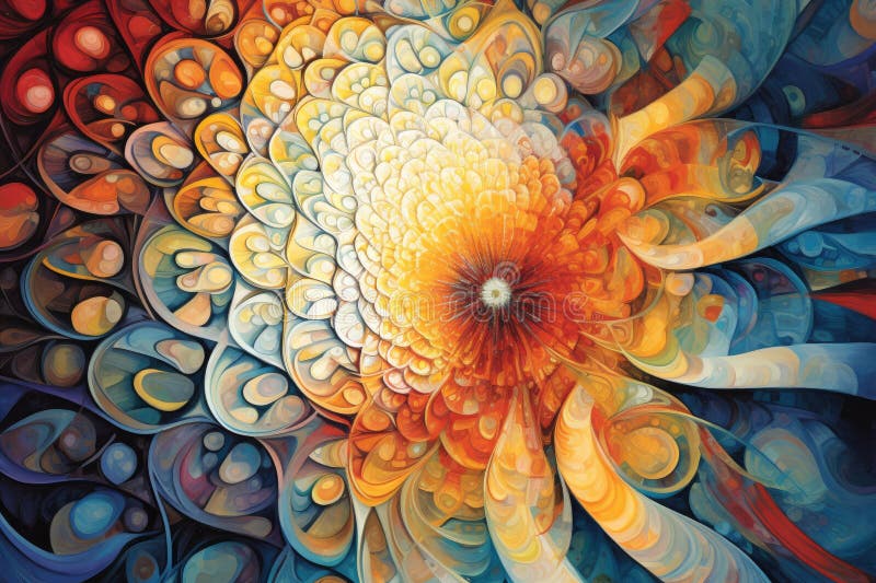 Convergence of Abstract Patterns and Textures, Reminiscent of an Ever ...