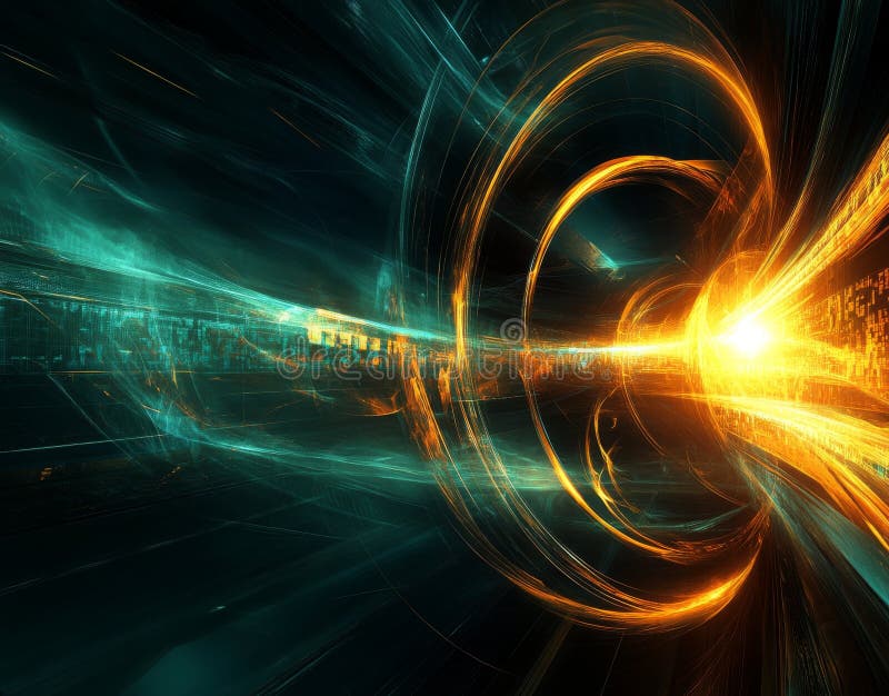 Abstract Dynamic Background, Blur Lights in Motion, Flowing in Vivid ...