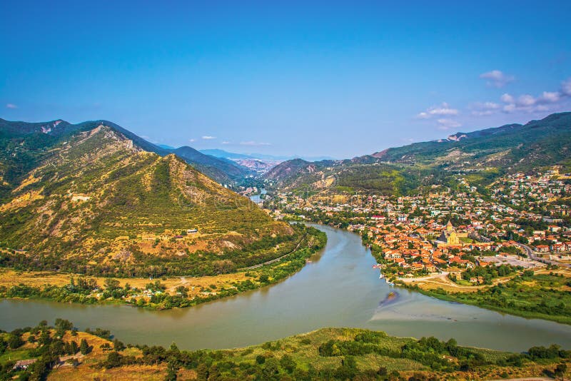 The Convergence of the Mtkvari and Aragvi Rivers in Ancient Mtskheta ...