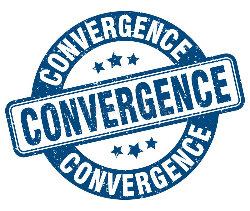 Convergence Stamp. Convergence Label. Round Grunge Sign Stock Vector ...