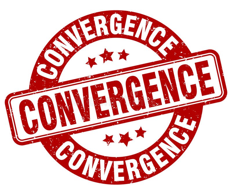 Convergence Stamp. Convergence Label. Round Grunge Sign Stock Vector ...