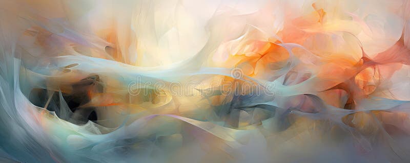 Convergence of Translucent Layers and Textures, Creating a Dreamlike ...