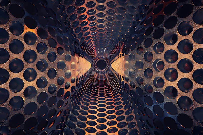 Converging Circular Patterns with Thousands of Elements Leading To a ...