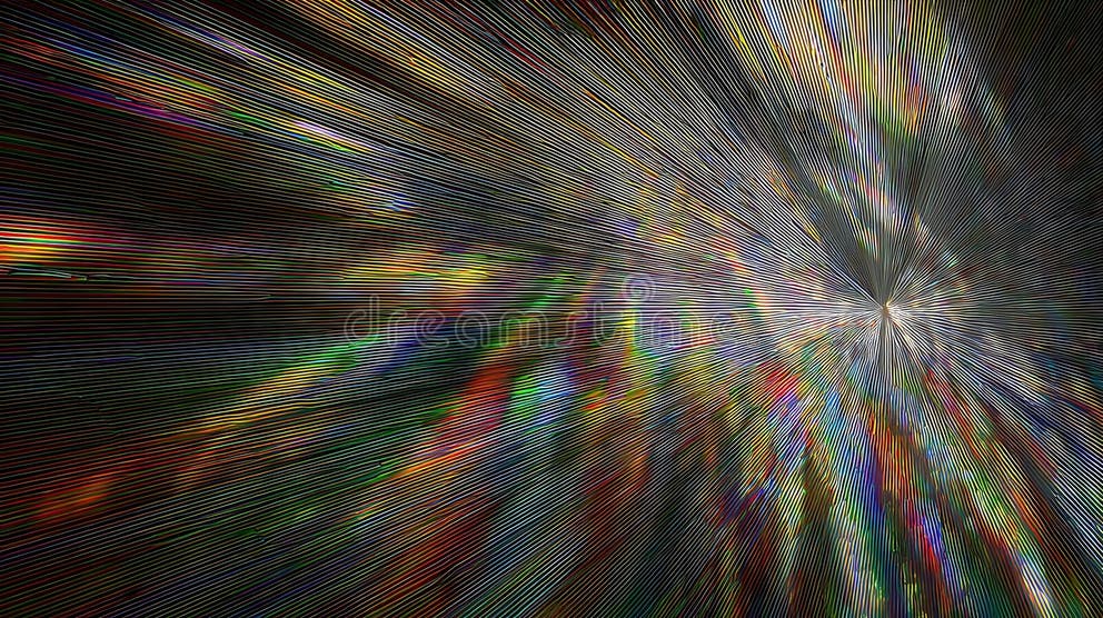 Converging Lines Create a Dynamic, Radial Pattern Emanating from a ...