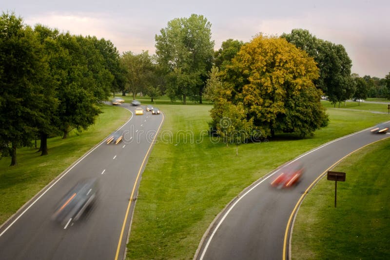 Converging Paths stock image. Image of motion, freeway - 22035651
