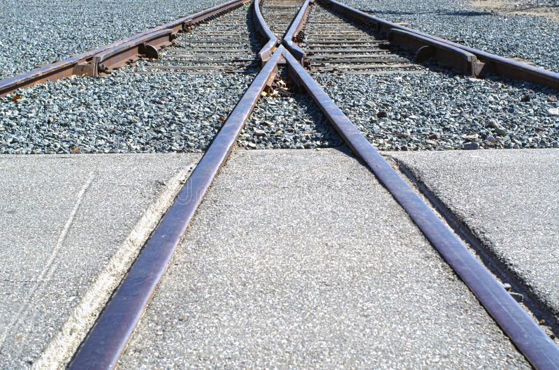 Converging Tracks stock photo. Image of convergence, railroad - 29564674