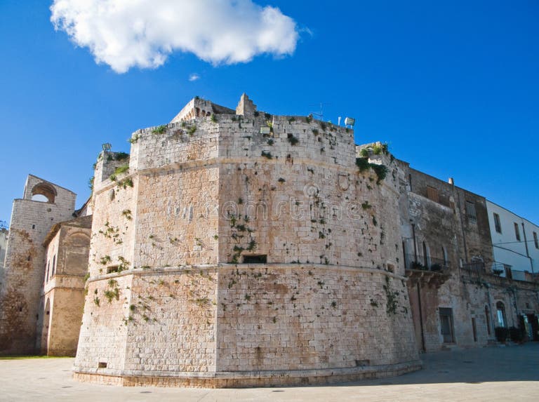 Conversano castle. Apulia. stock image. Image of construction - 12746665