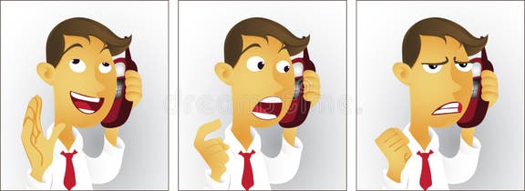 Angry Phone Conversation Stock Illustrations – 420 Angry Phone ...