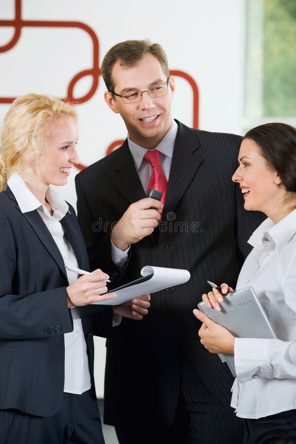 Conversation stock image. Image of discussing, business - 3244373