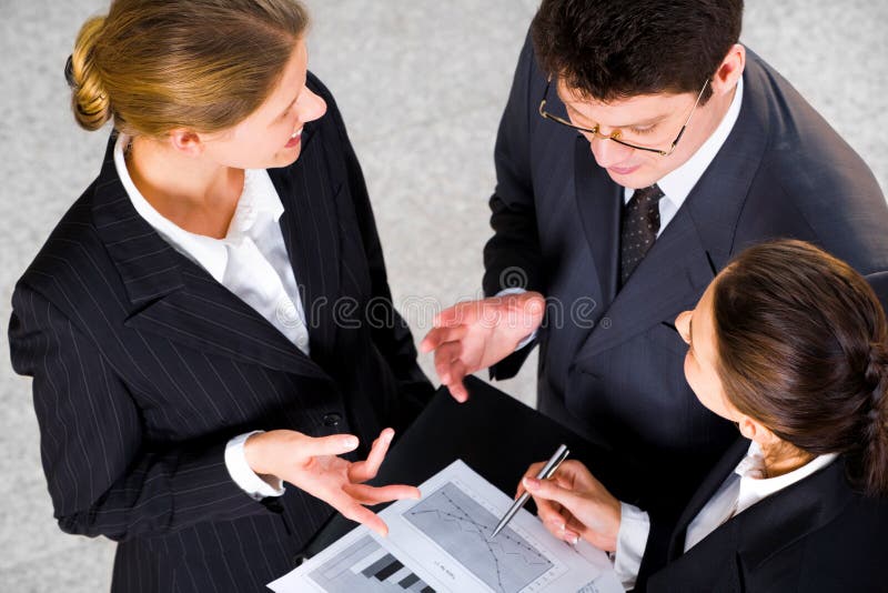 Conversation stock photo. Image of discussing, colleague - 4294104