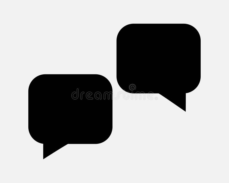 Conversation Chat Box Icon Talking Dialogue Comment Review Chatter Talk ...