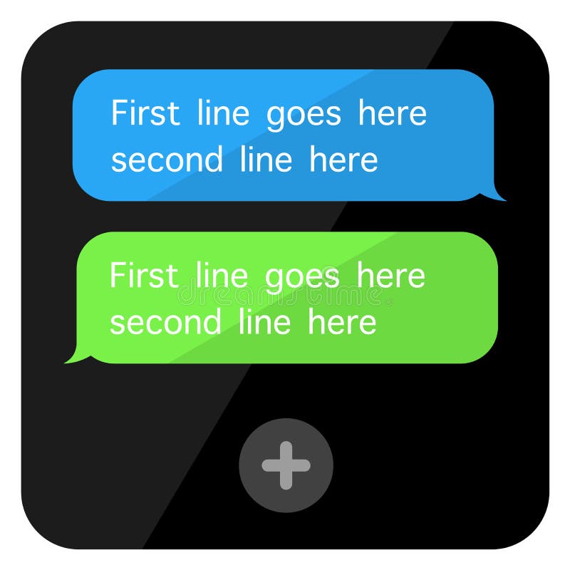 Conversation Bubble Ui Icon. Doodle Icon Drawing Stock Vector ...