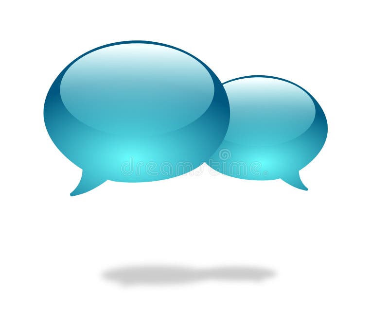 Conversation bubbles stock illustration. Illustration of conversaction ...