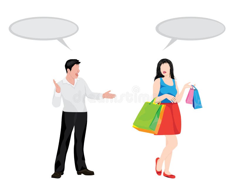 Conversation cartoon shape stock vector. Illustration of shop - 85393954