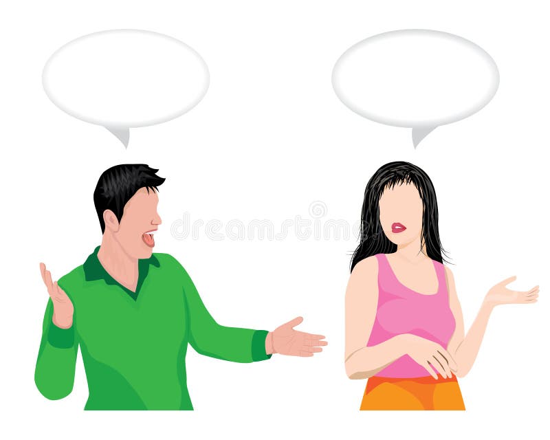 Conversation cartoon shape stock vector. Illustration of vector - 85394071