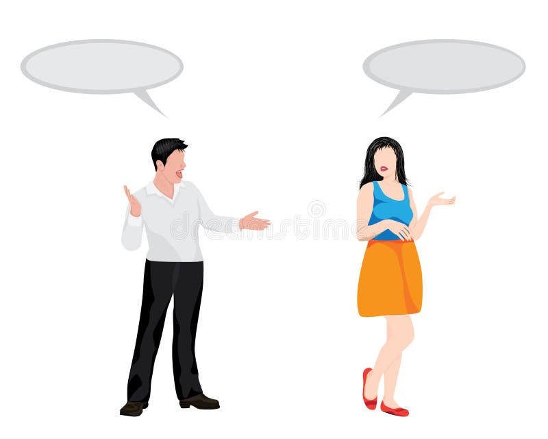 Conversation cartoon shape stock vector. Illustration of action - 85394049