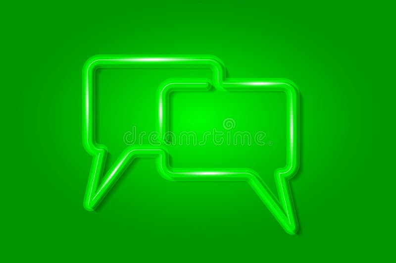 Chat Rectangle Icon Vector Art Stock Vector - Illustration of geek ...