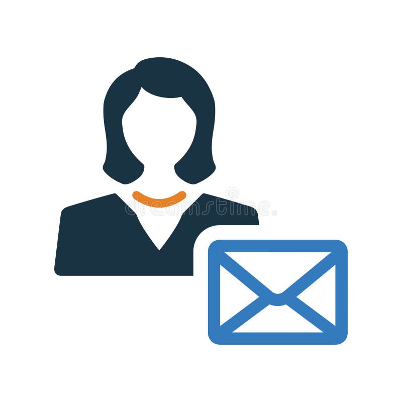 Conversation, Female, Message Icon. Simple Editable Vector Graphics ...