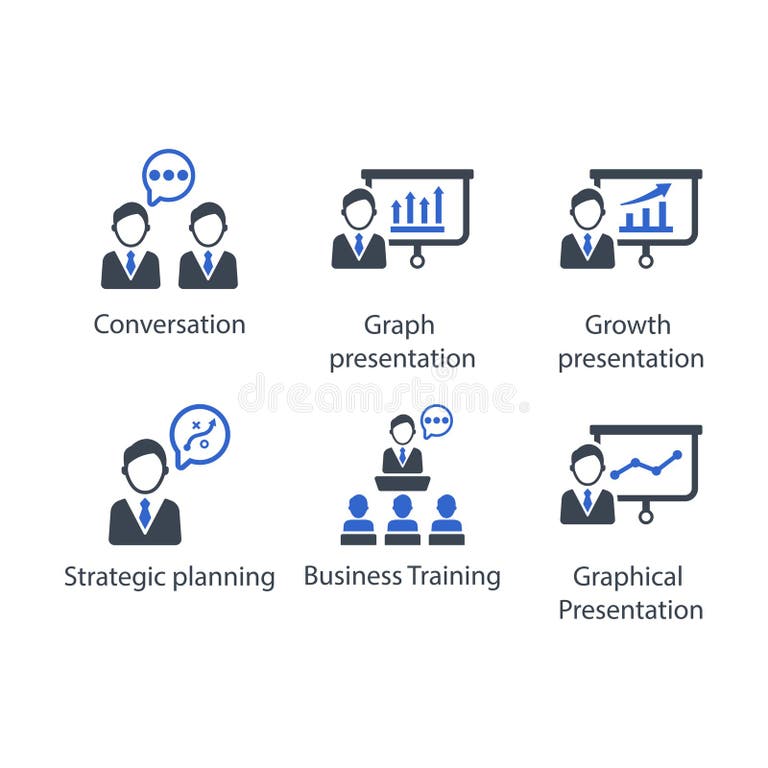 Conversation, Graph Presentation, Growth Presentation, Strategic Planning, Training ...