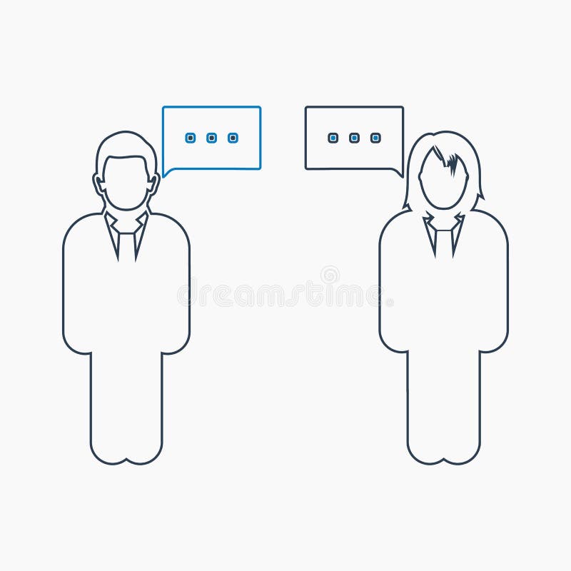 Conversation icon. stock vector. Illustration of graphic - 224912127