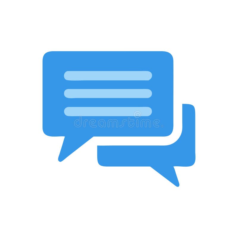 Conversation icon stock illustration. Illustration of talk - 269753703
