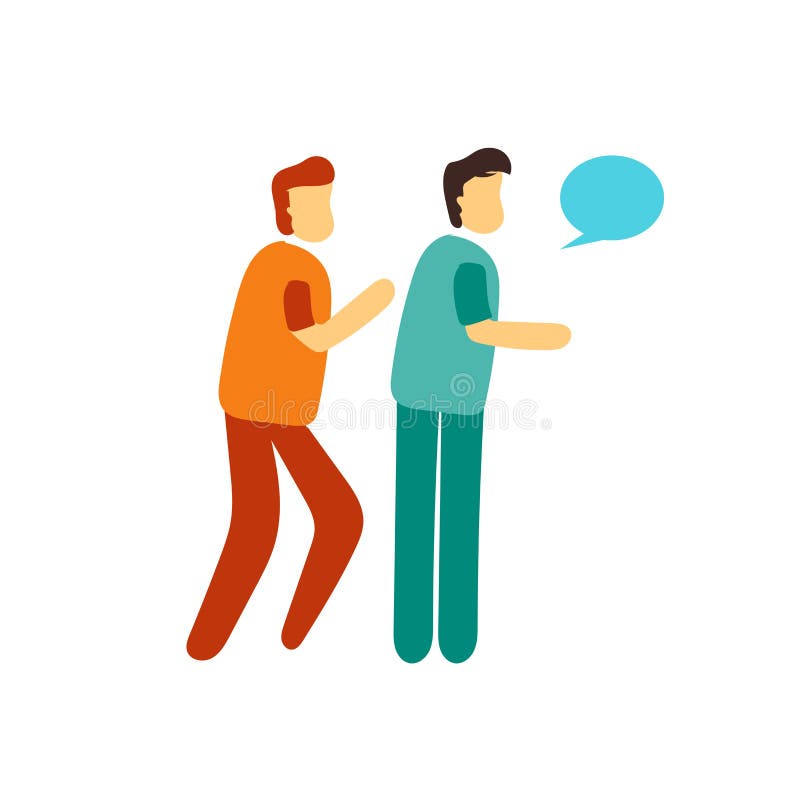 Conversation Icon Vector Isolated on White Background, Conversation ...