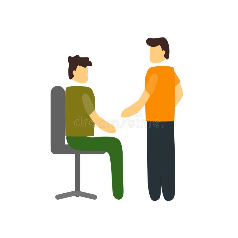 Conversation Icon Vector Isolated on White Background, Conversation ...