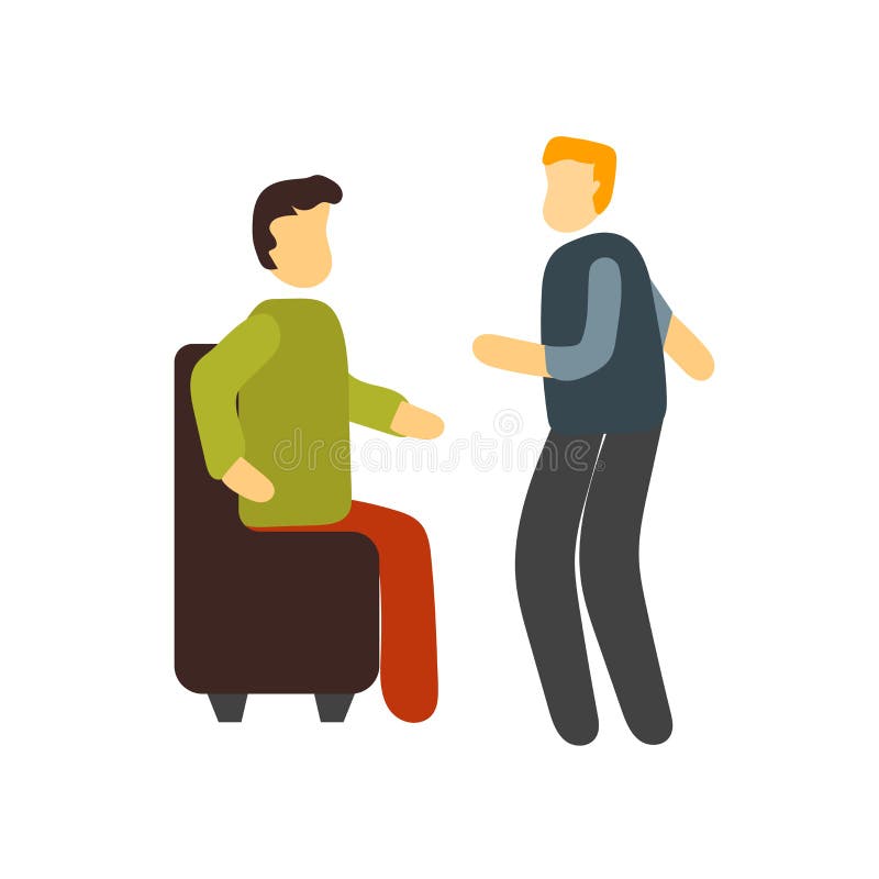 Conversation Icon Vector Isolated on White Background, Conversation ...