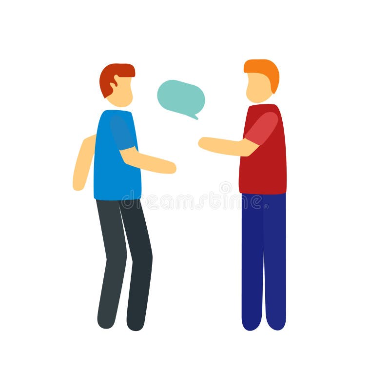 Conversation Icon Vector Isolated on White Background, Conversation ...
