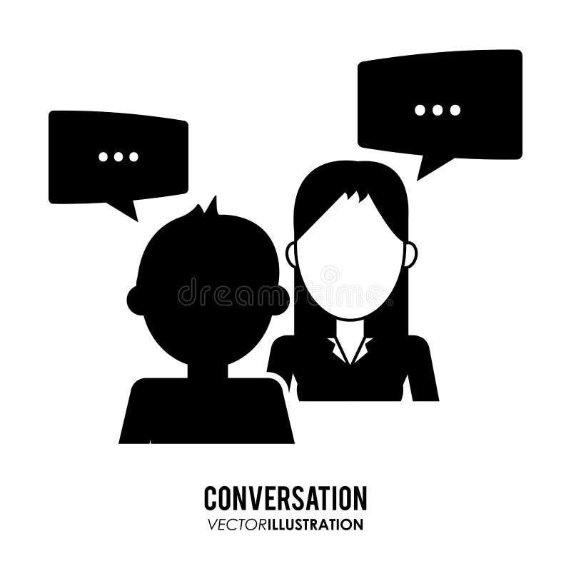 Conversation icons design stock vector. Illustration of speech - 63368869