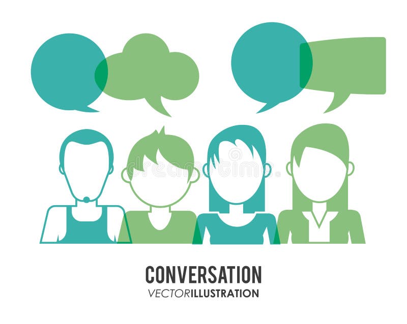 Conversation icons design stock vector. Illustration of change - 63368658