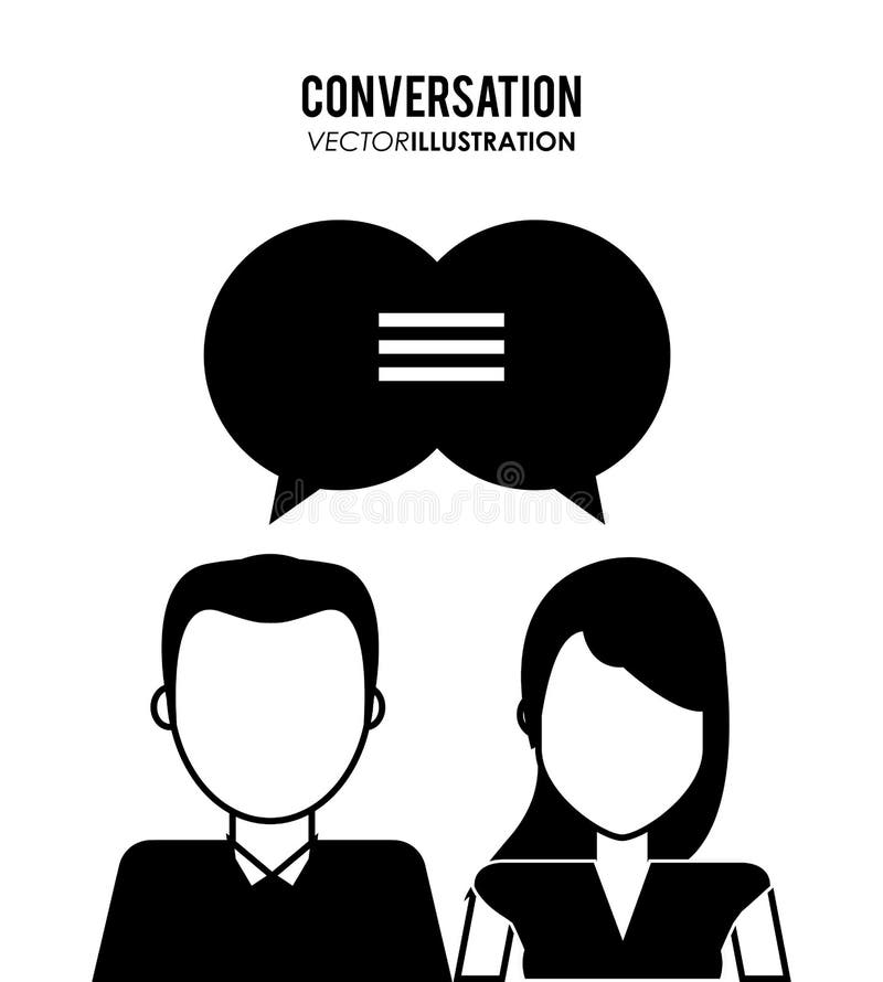 Conversation icons design stock vector. Illustration of change - 63368668