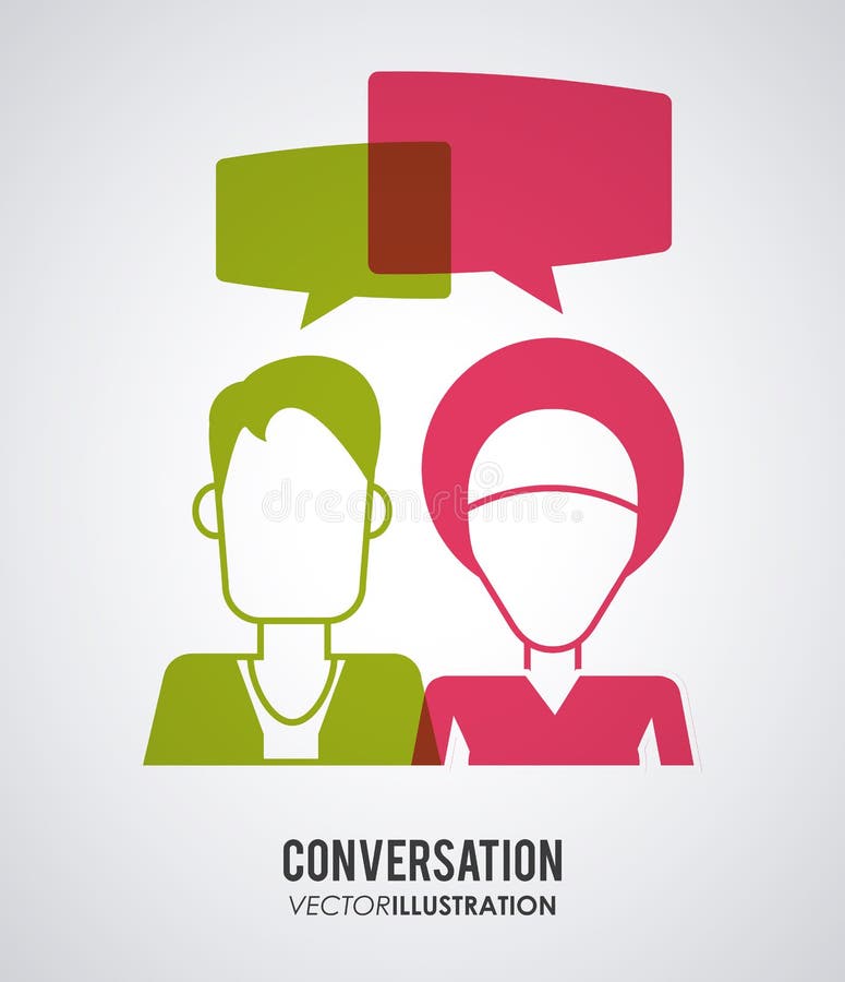 Conversation icons design stock vector. Illustration of contact - 63368724
