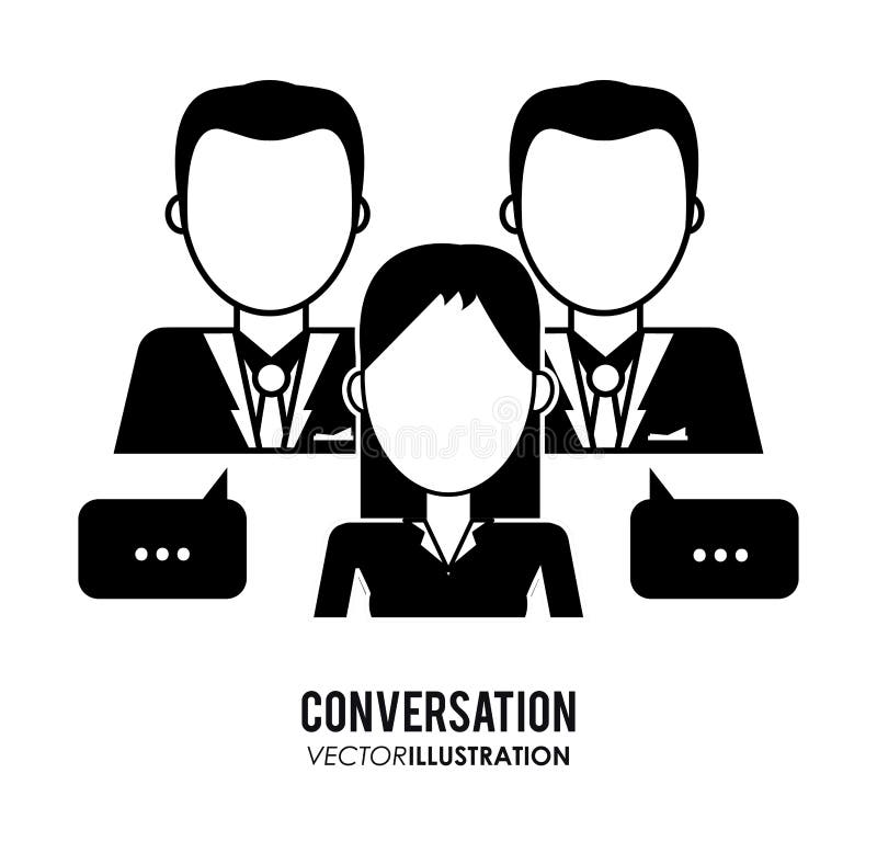 Conversation icons design stock vector. Illustration of subscription ...