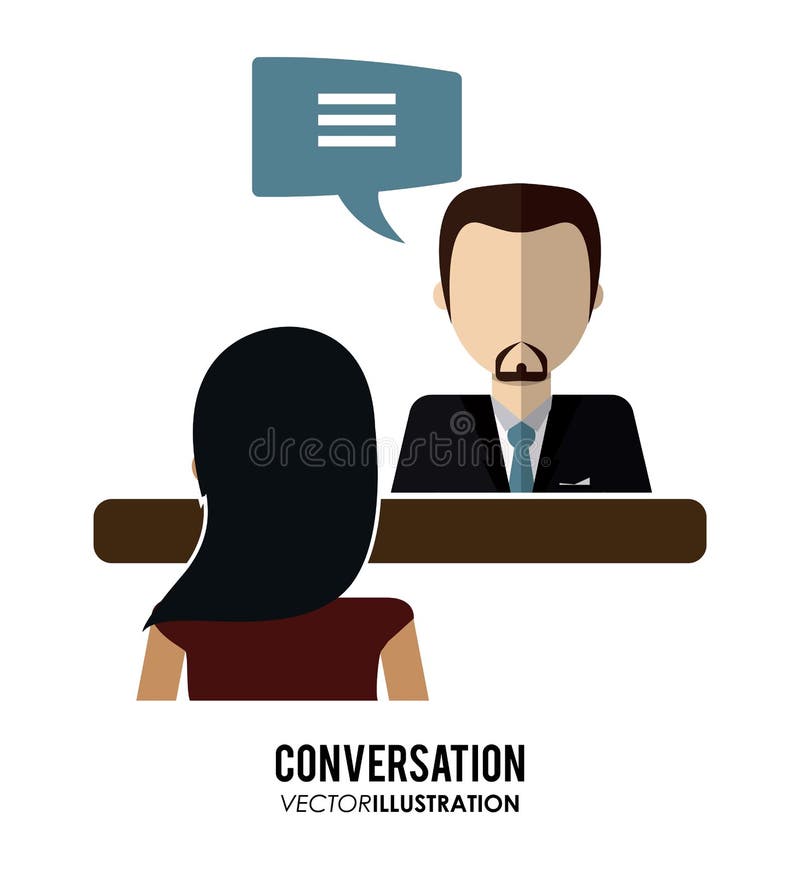 Conversation icons design stock vector. Illustration of conversation ...