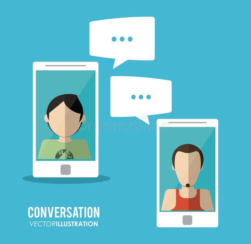 Conversation icons design stock vector. Illustration of subscription ...