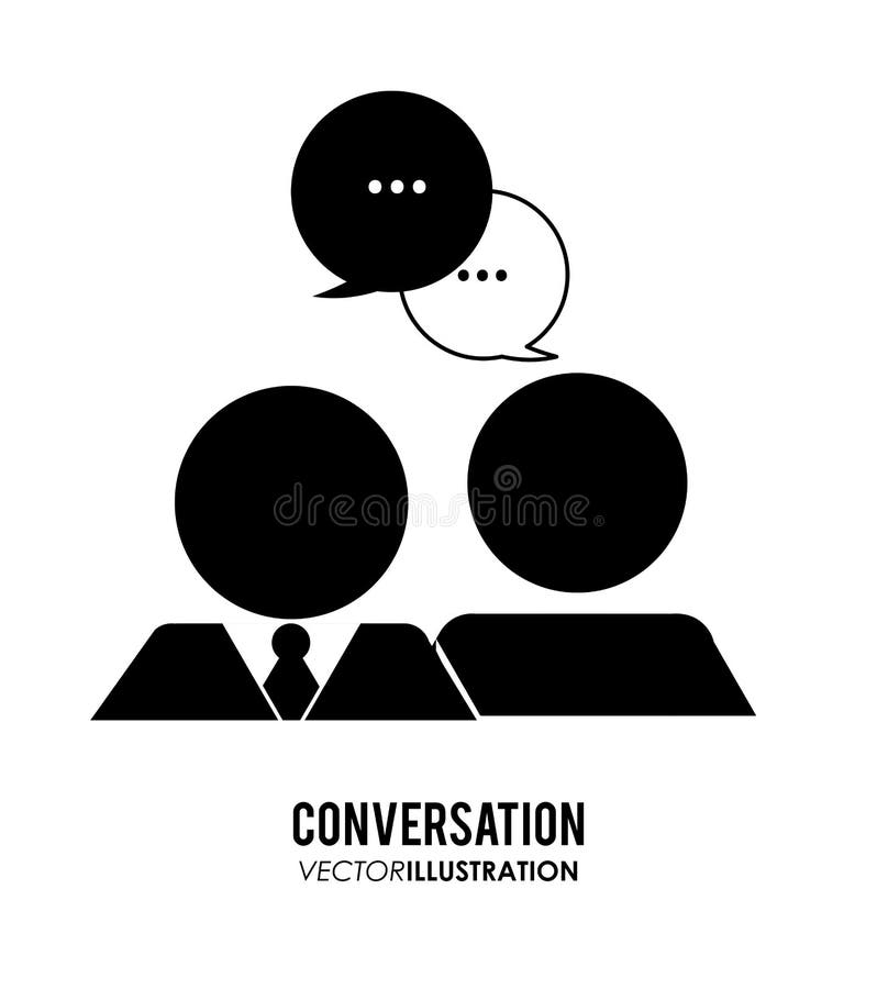 Conversation icons design stock vector. Illustration of talk - 63368799