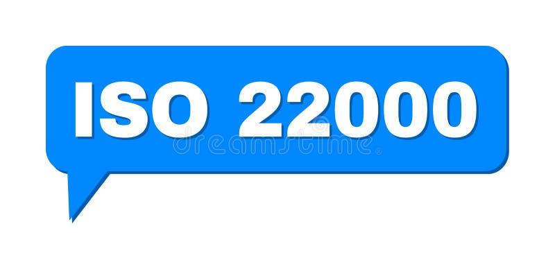 Conversation ISO 22000 Colored Bubble Frame Stock Vector - Illustration ...