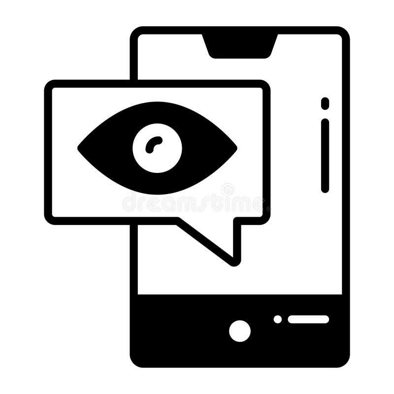 Conversation Monitoring Vector in Modern Style, Premium Icon Stock ...