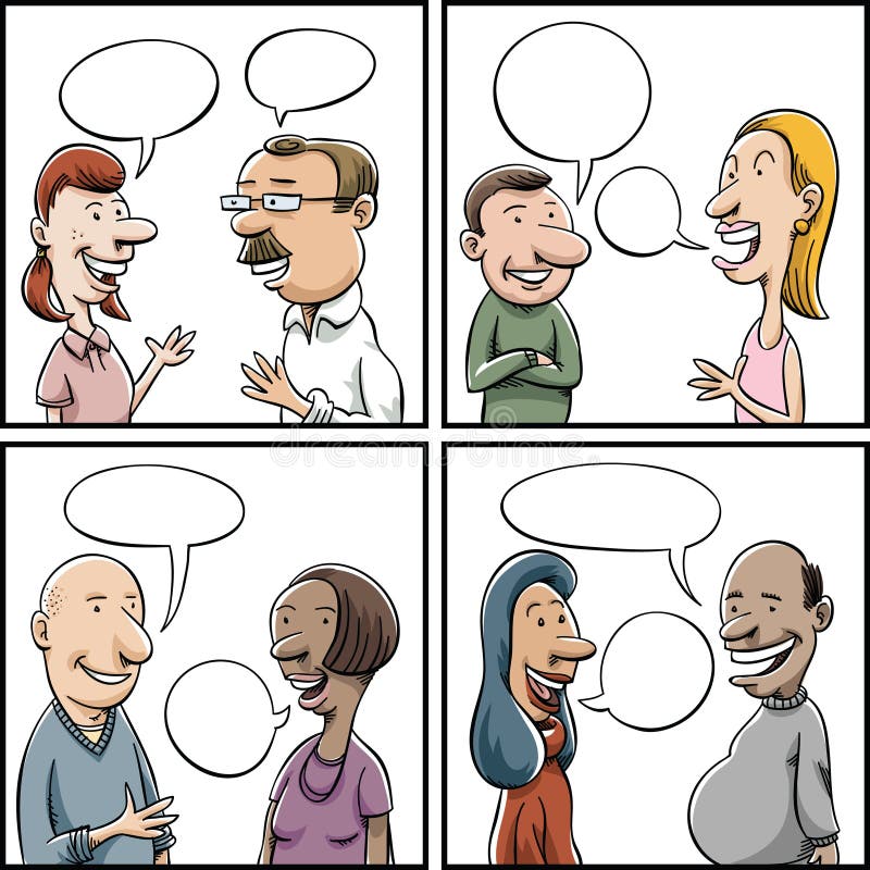 Conversation Panels stock illustration. Illustration of collection ...