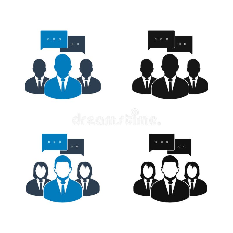 Conversation Pictogramset vector illustratie. Illustration of pictogram ...