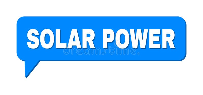 Conversation SOLAR PANEL Colored Cloud Message Stock Vector ...