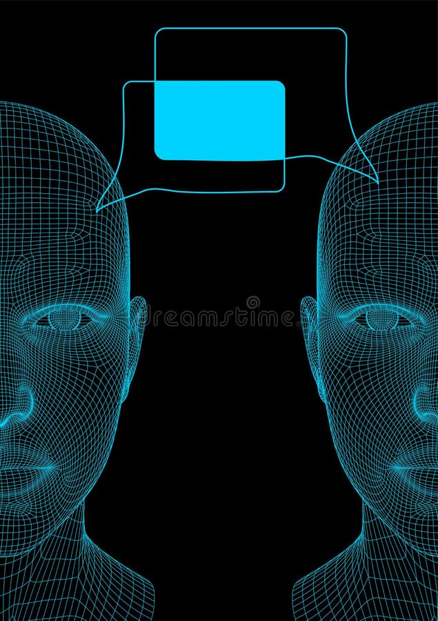 Conversation stock vector. Illustration of speak, chat - 95294627