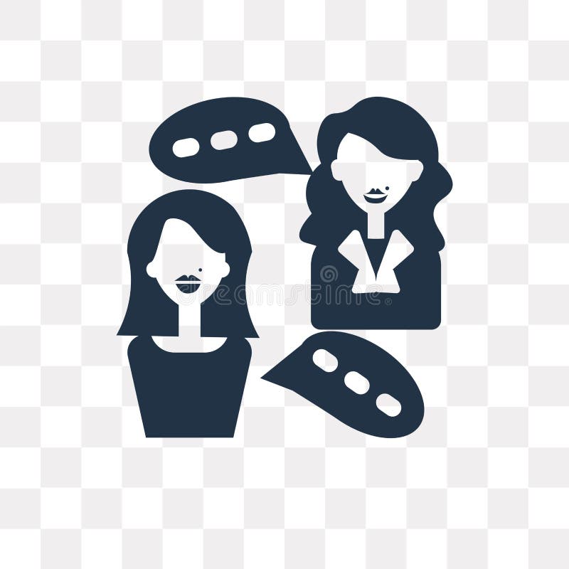 Transparent conversation stock vector. Illustration of blue - 21436795